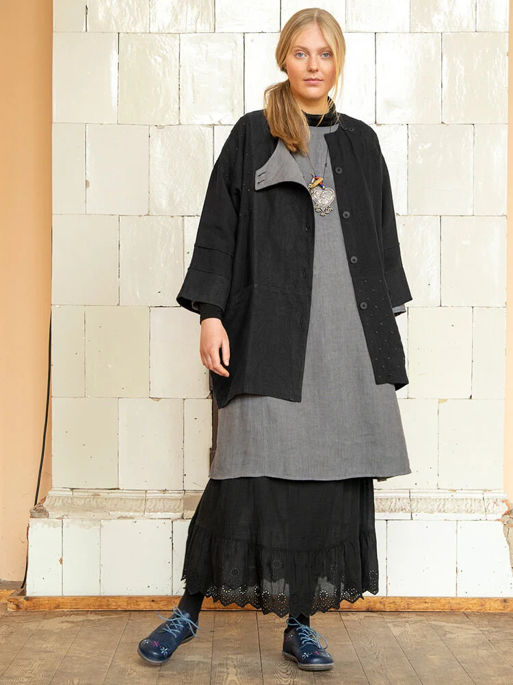 Plain and patterned linen styles Collection Winter 2024