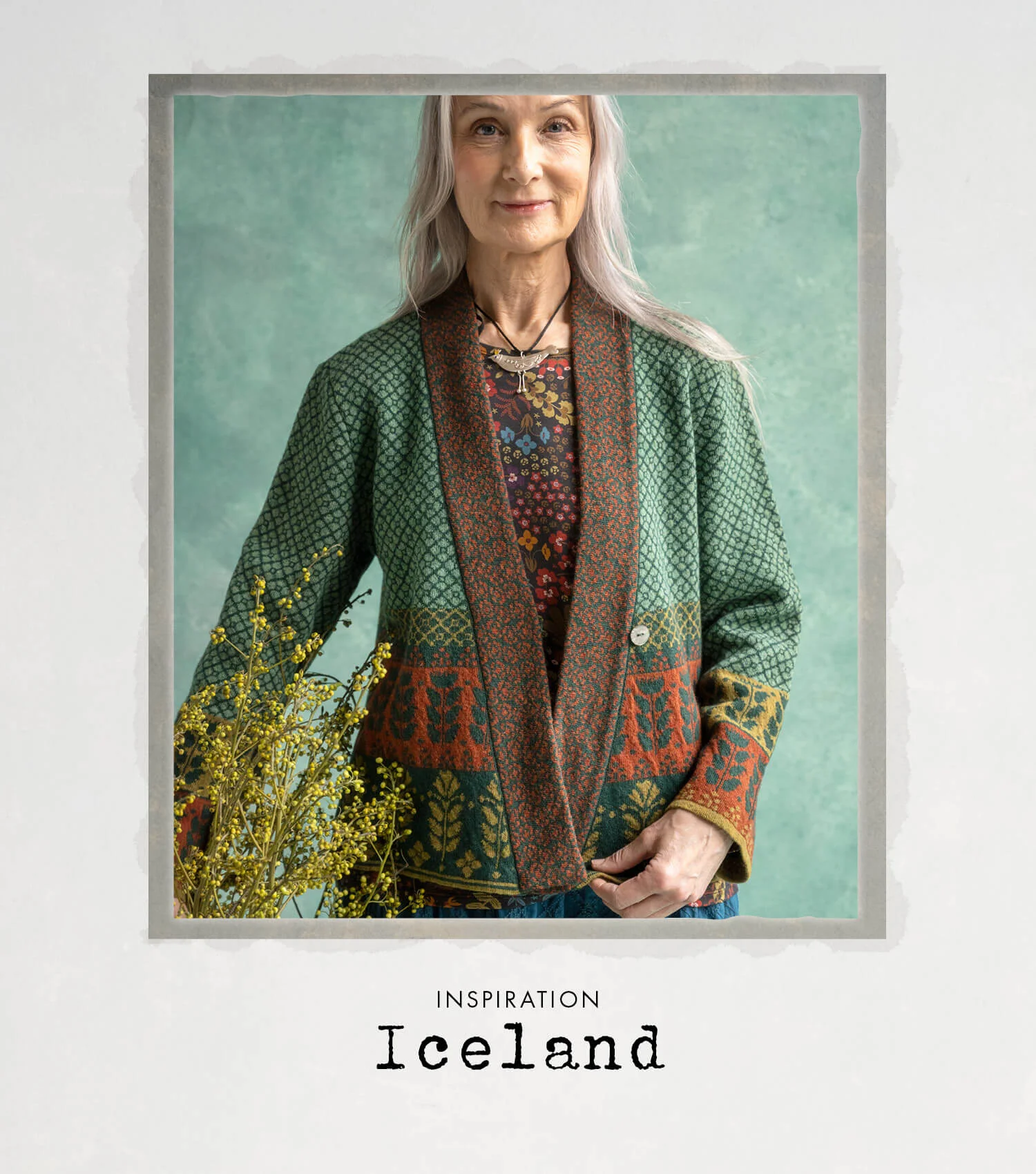 Wool & eco cotton patterned clothes Autumn collection 2024