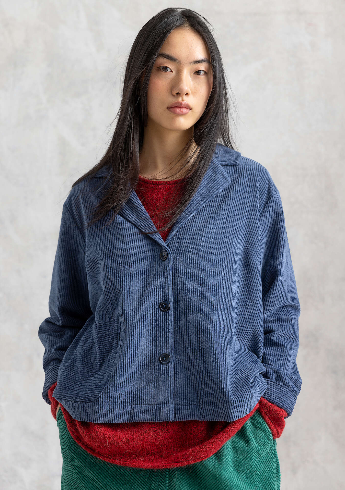 Cordjacke Rime aus Bio-Baumwolle