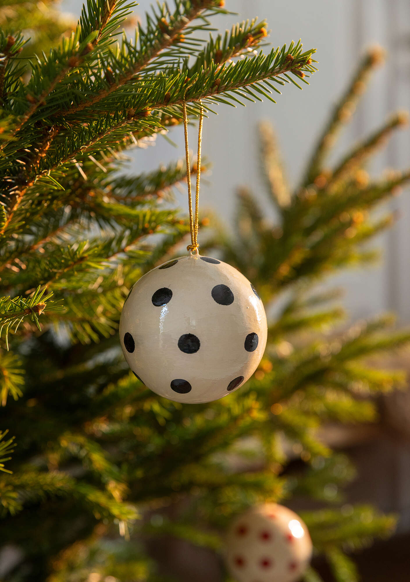 Alaska Forest ornament in papier maché