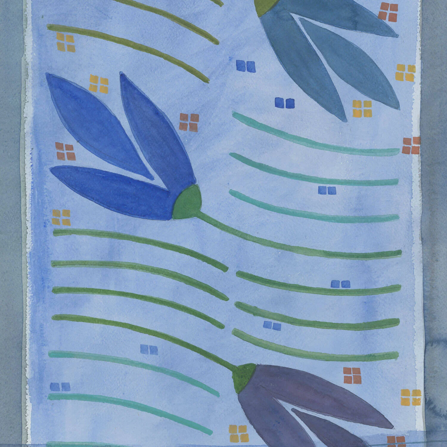 Gudrun Sjödén | Watercolors and Patterns | A Cascade of Patterns