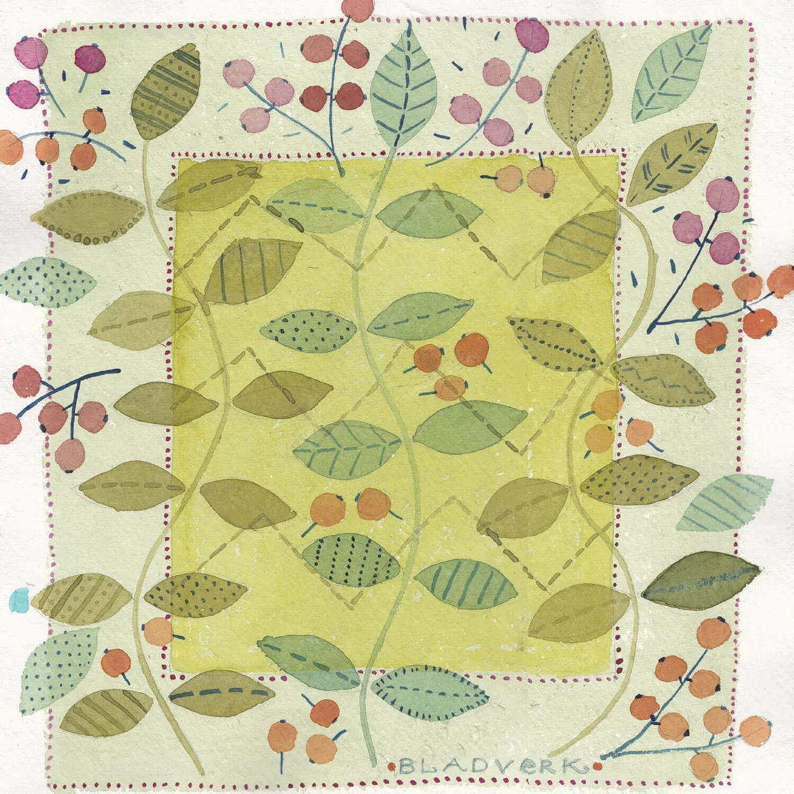 Gudrun Sjödén | Watercolors and Patterns | A Cascade of Patterns