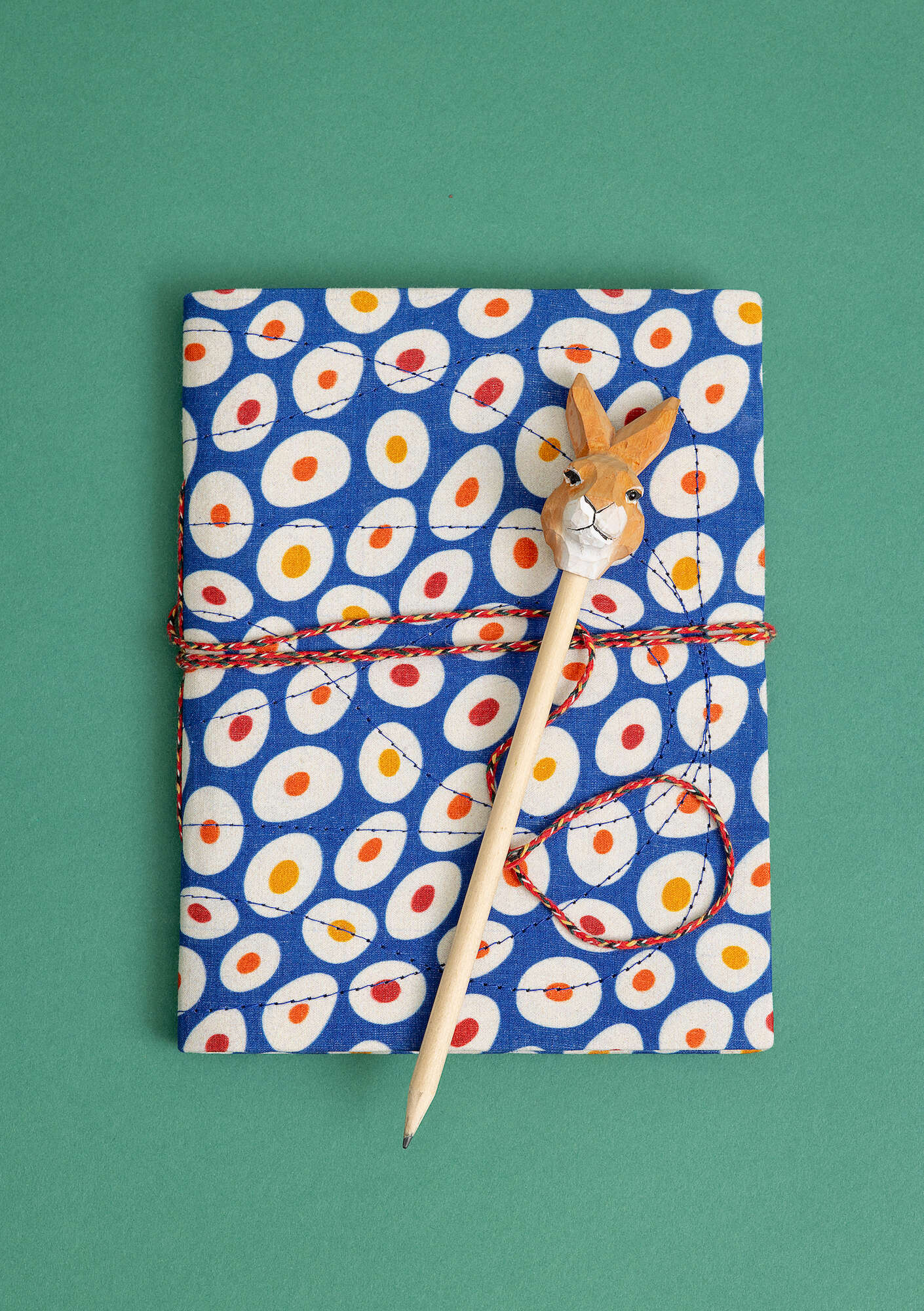 Runa fabric-covered paper notebook