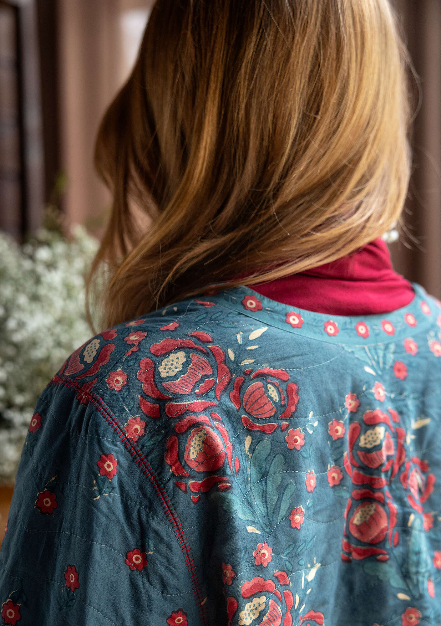 Asta reversible jacket in organic cotton