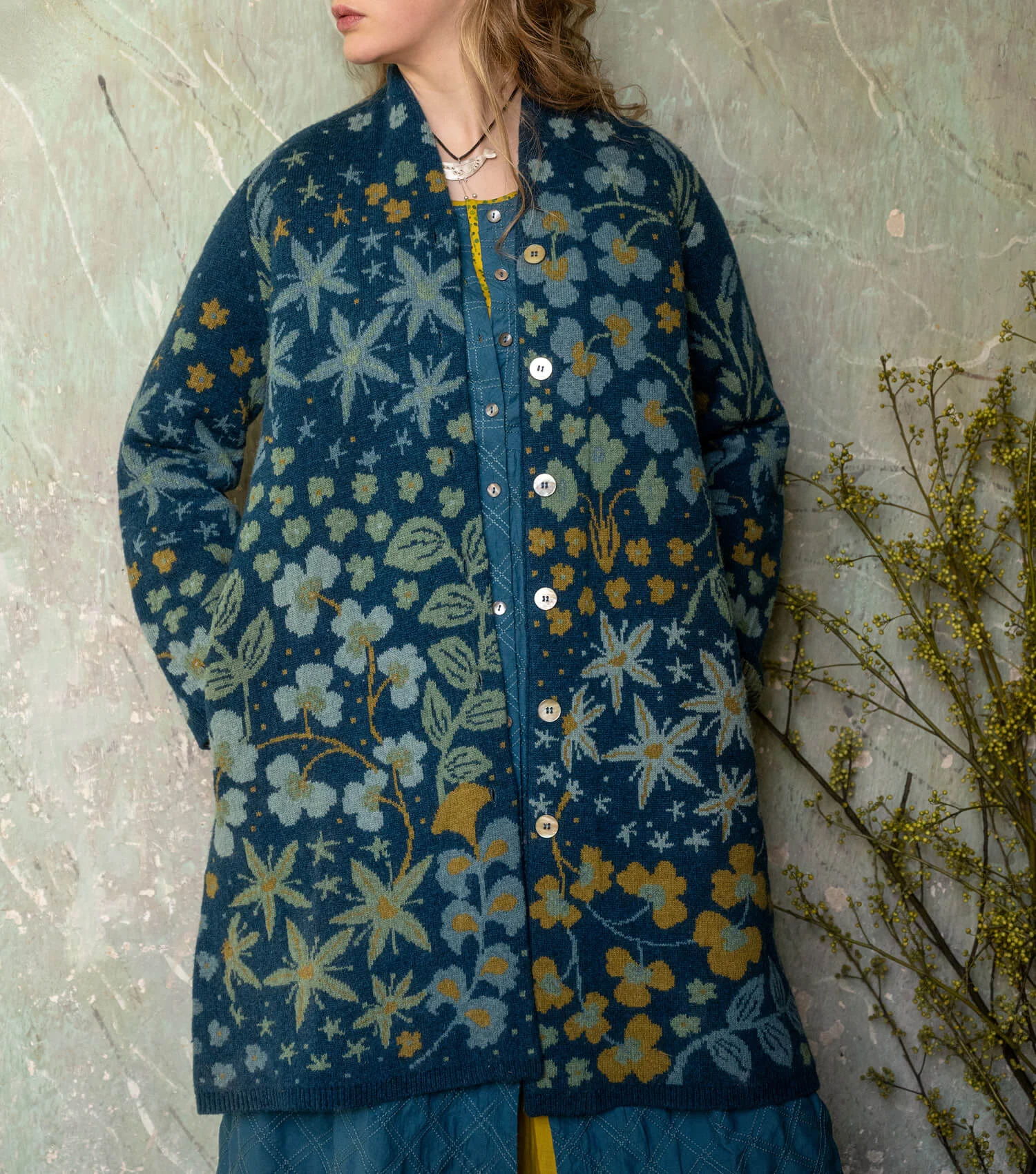 Wool & eco cotton patterned clothes Autumn collection 2024