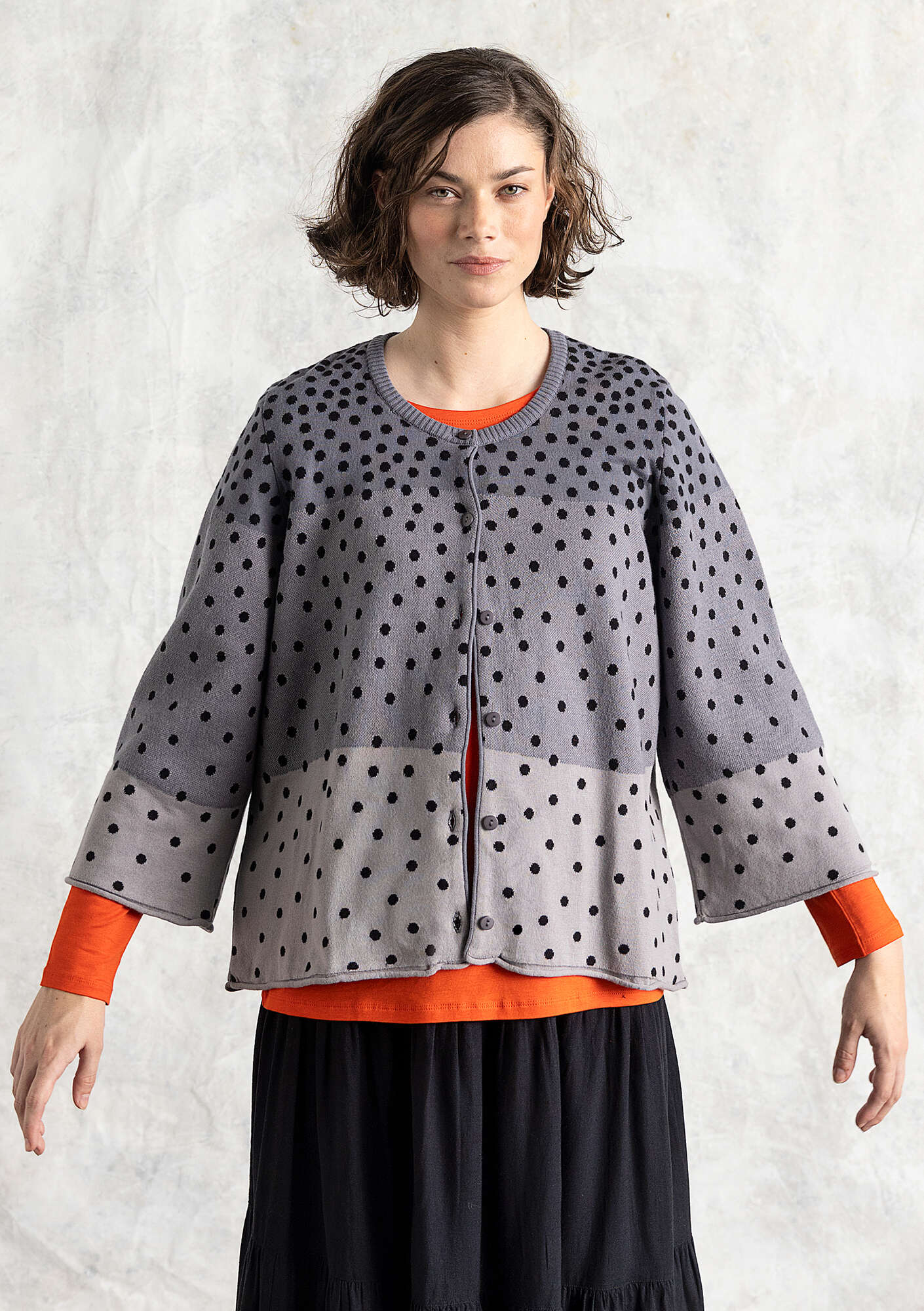 Siv cardigan in recycled/organic cotton