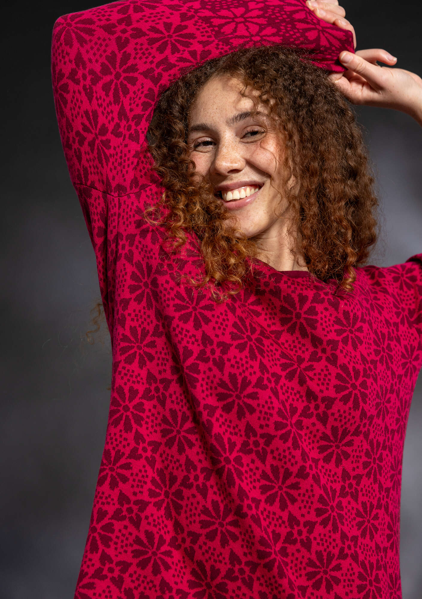 Freja knitted organic/recycled cotton tunic