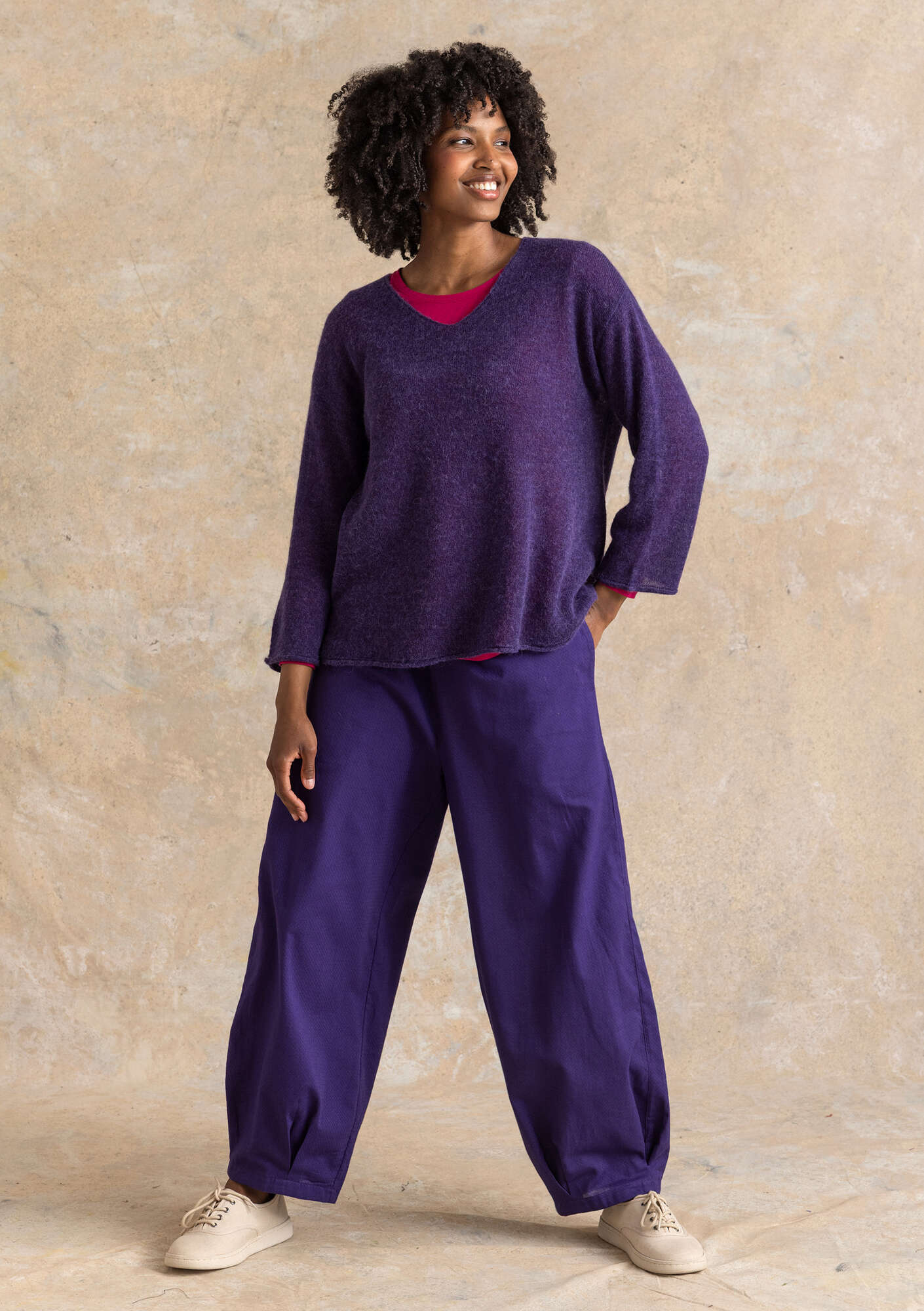 Pullover aus Alpakawollgemisch