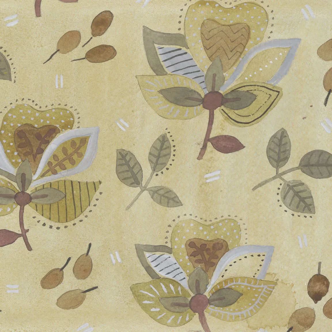 Gudrun Sjödén | Watercolors and Patterns | A Cascade of Patterns