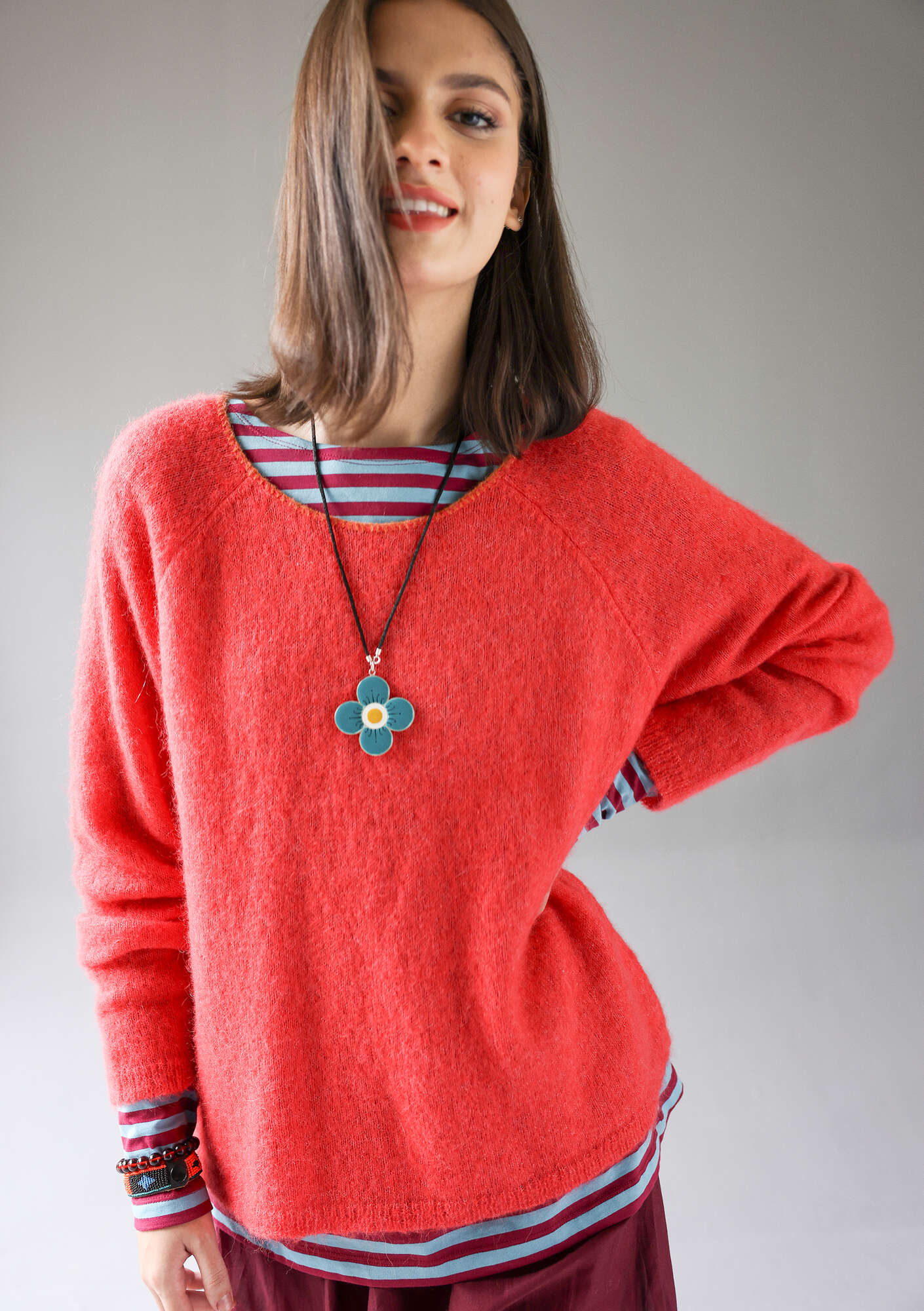 Pullover aus Alpakagemisch