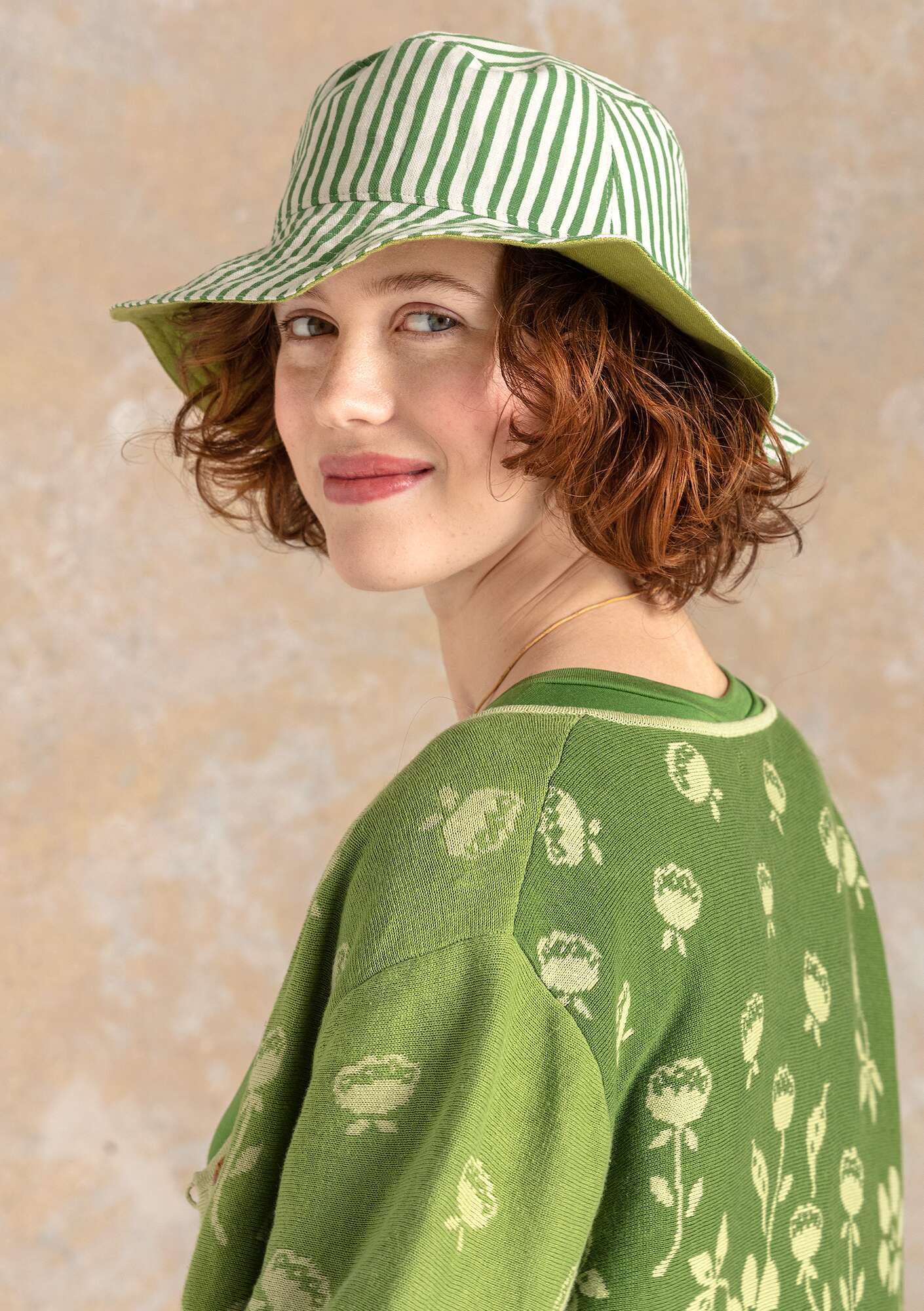 Chapeau réversible Farmer en coton biologique/lin