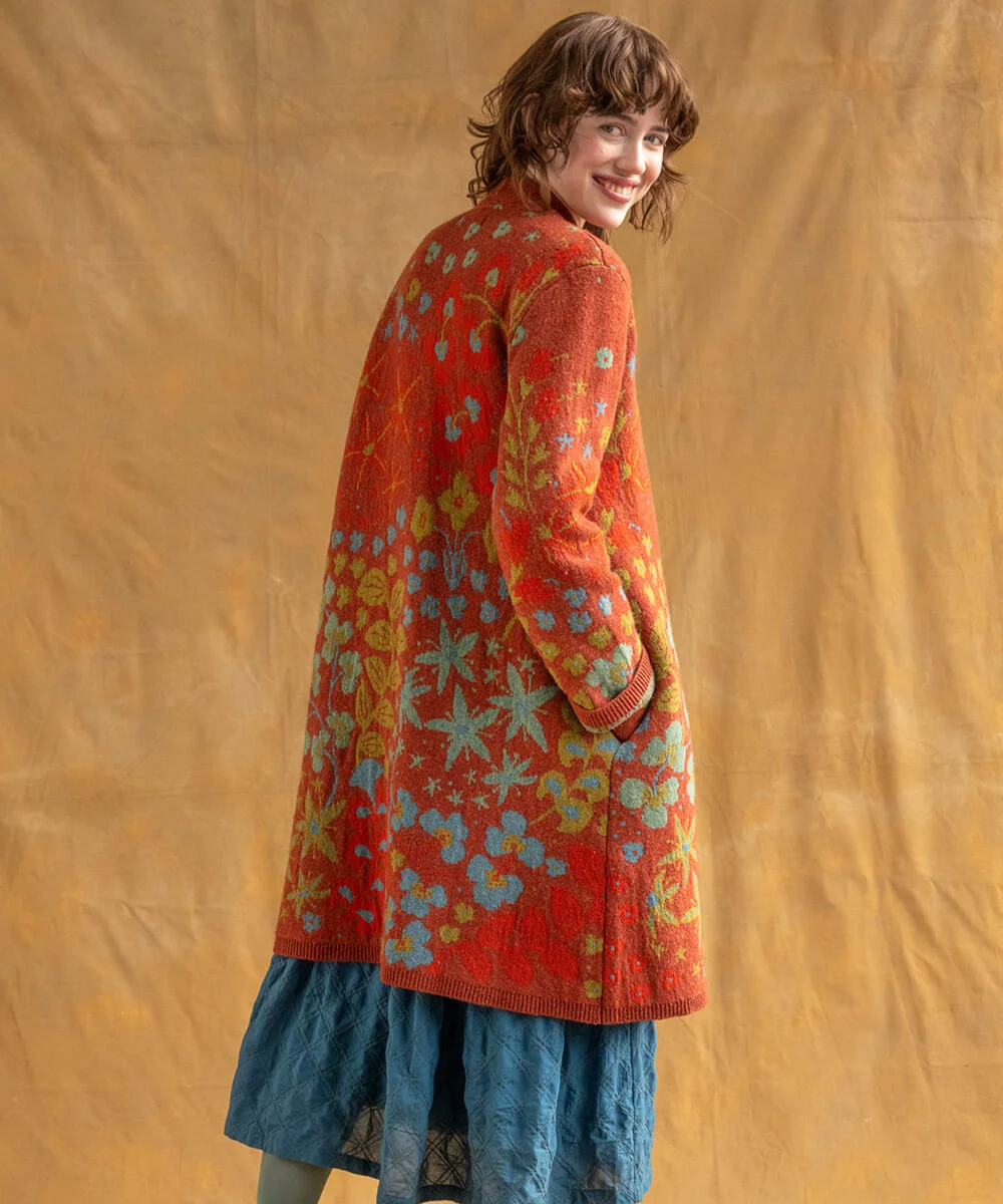 Wool & eco cotton patterned clothes Autumn collection 2024