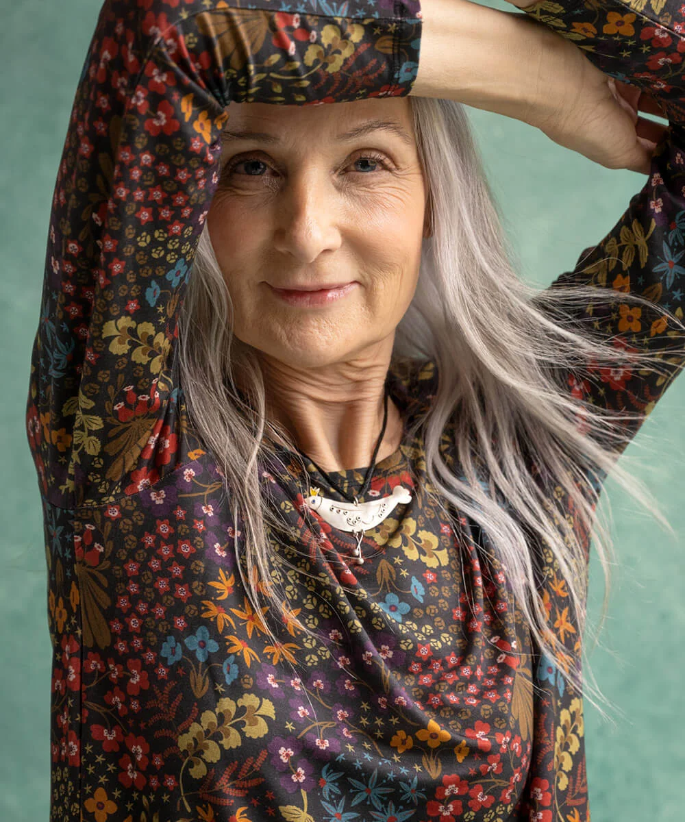 Wool & eco cotton patterned clothes Autumn collection 2024