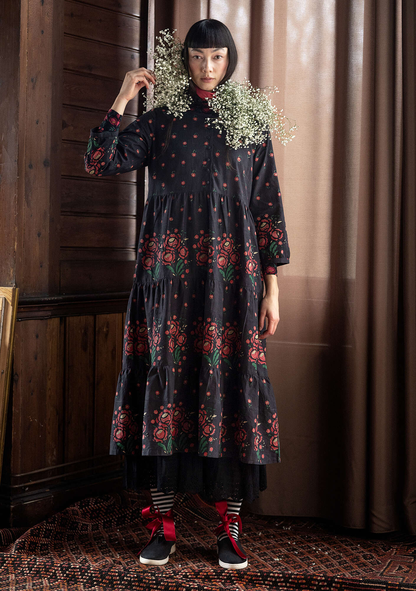 Robe Asta en coton biologique tissé