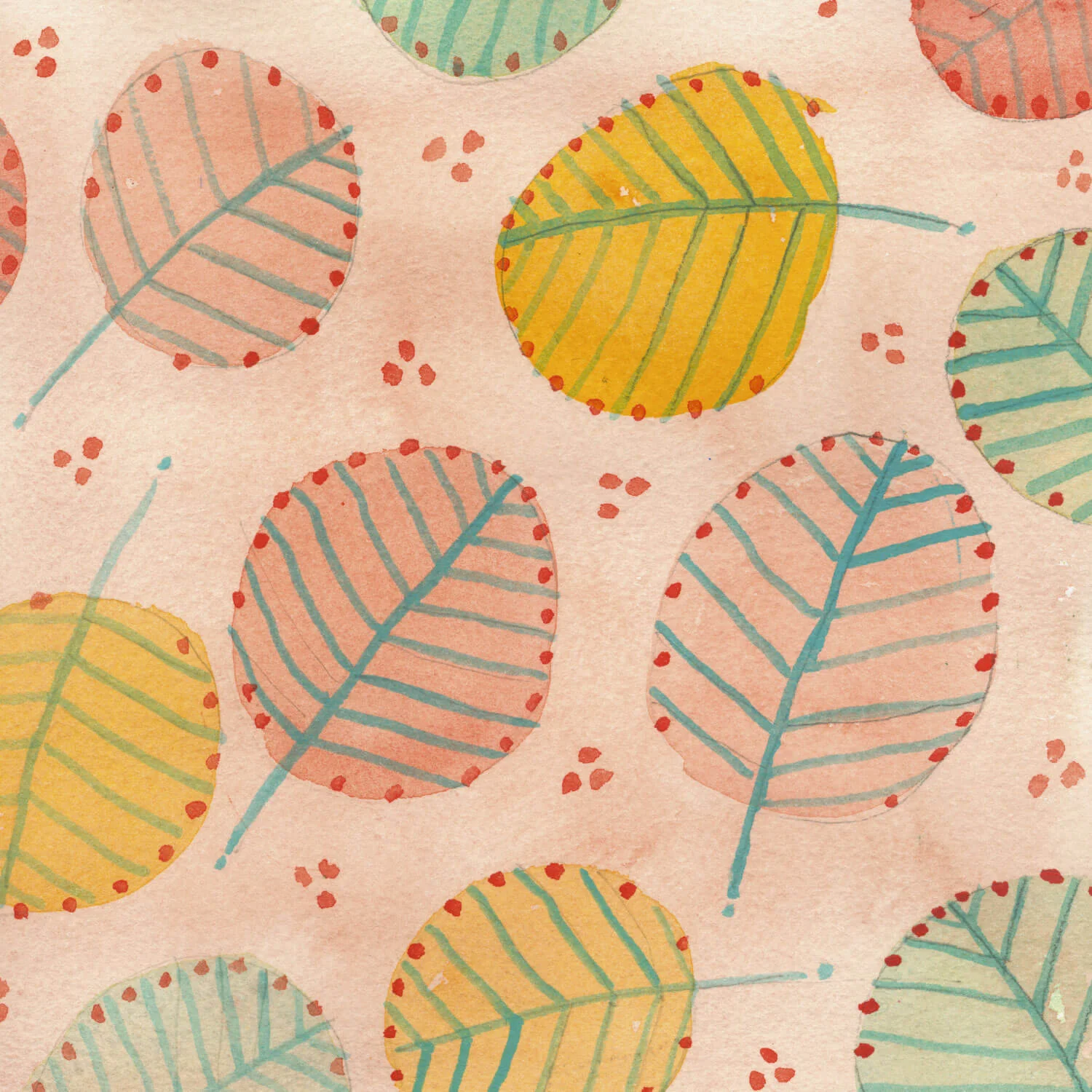 Gudrun Sjödén | Watercolors and Patterns | A Cascade of Patterns