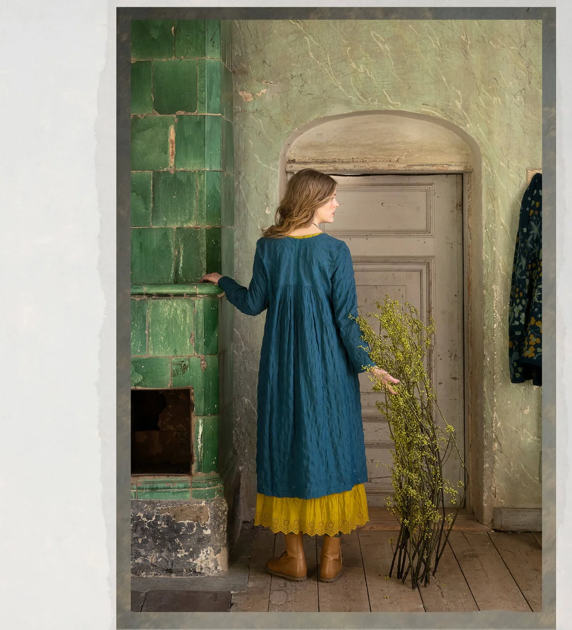 Wool & eco cotton patterned clothes Autumn collection 2024