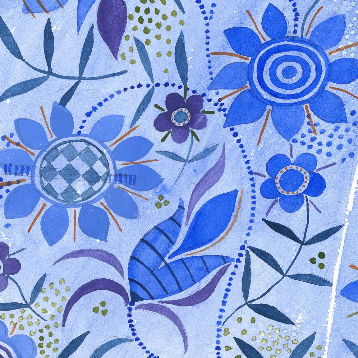 Gudrun Sjödén | Watercolors and Patterns | A Cascade of Patterns